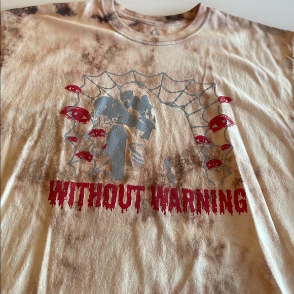 Comfort Colors | Shirts | Acid Washed Dyed Graphic Tee Spooky Shirt Sz ...
